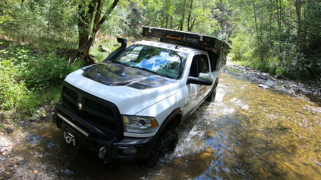 2018 RAM 2500 HD Power Wagon Flatbed Truck Camper Rig